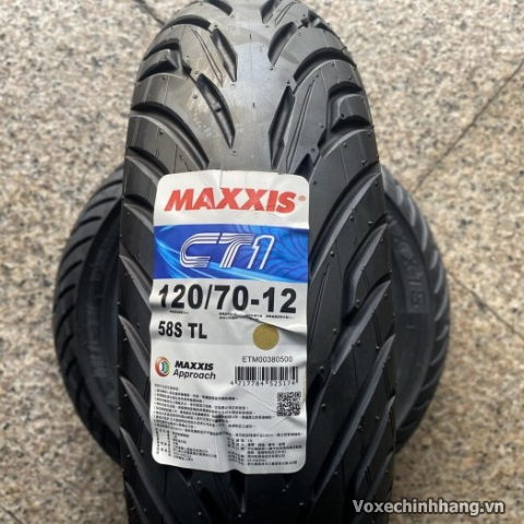 Vỏ xe Maxxis 120/70-12 CT1 chính hãng giá tốt